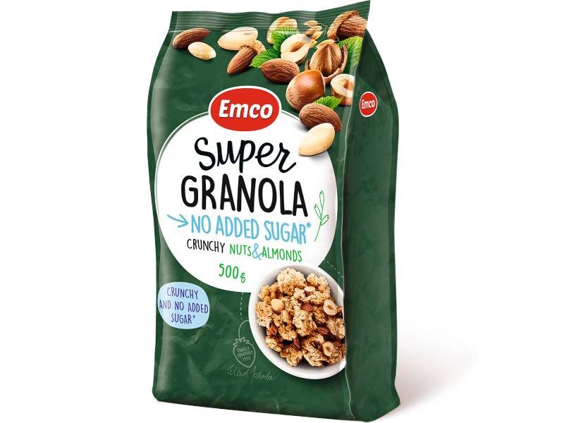 CEREALS : Super Granola No Added Sugar - Nuts and almonds